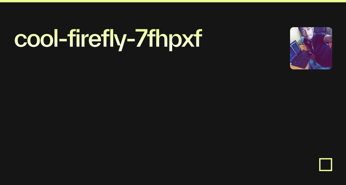 cool-firefly-7fhpxf - Codesandbox