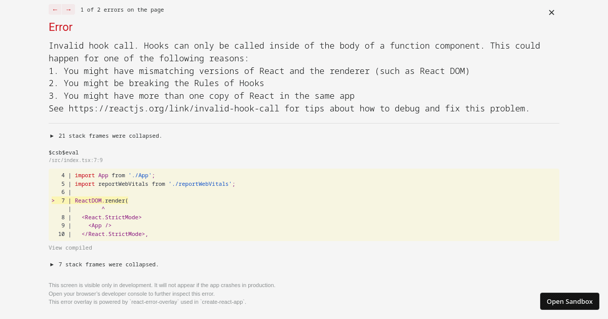 angry-wescoff-7fpz6 - Codesandbox