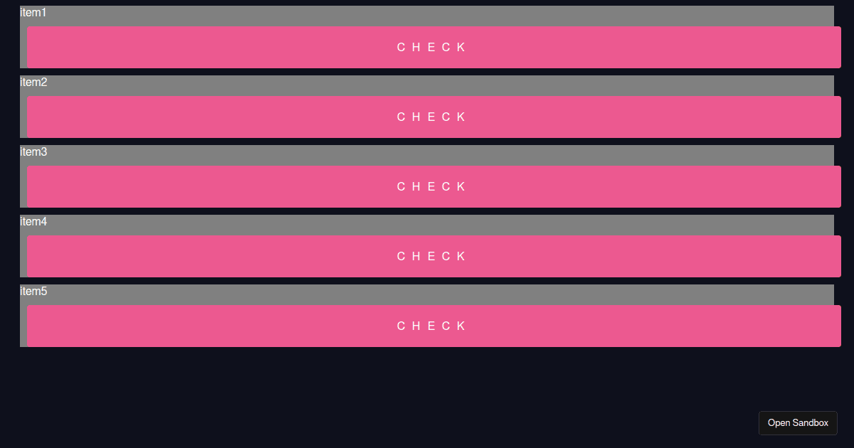 checklist - Codesandbox