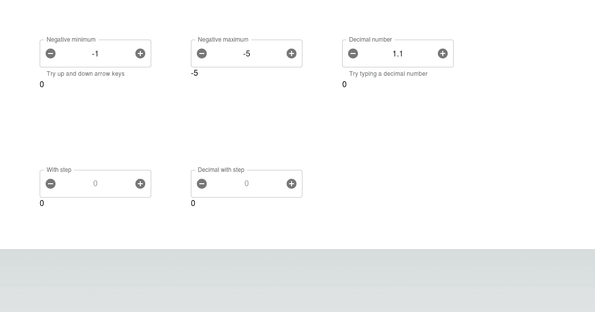 NumberInput - Codesandbox