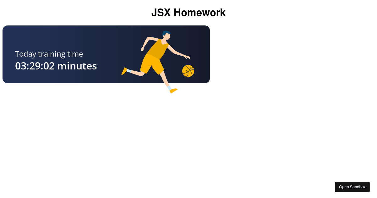 jsx-homework - Codesandbox