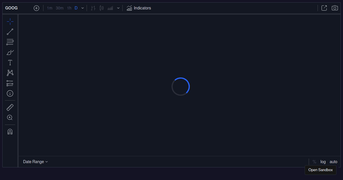 React/TradingView (forked) - Codesandbox