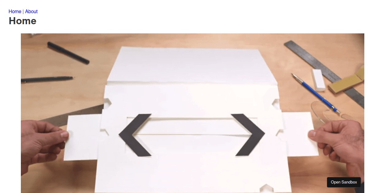 React-Router example - Codesandbox