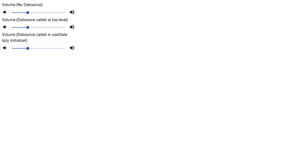 Debounce Slider onChange - Codesandbox