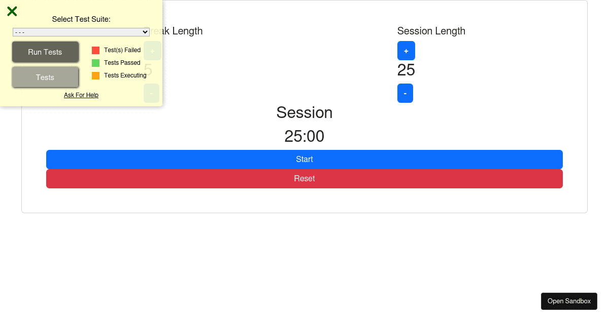 timer-clock - Codesandbox