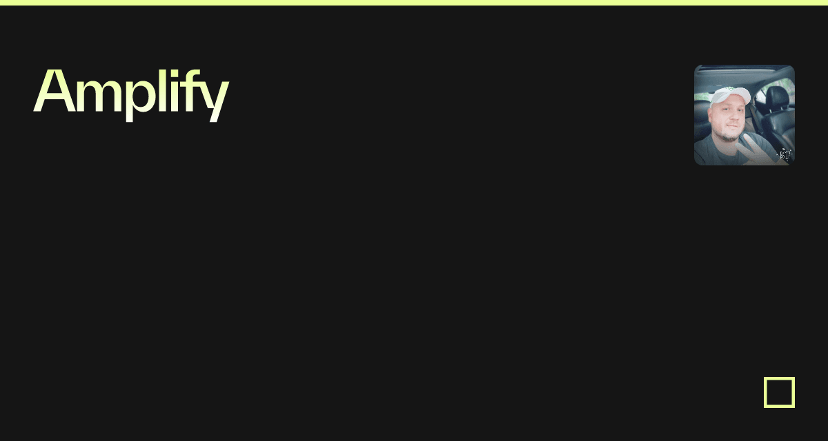 Amplify - Codesandbox