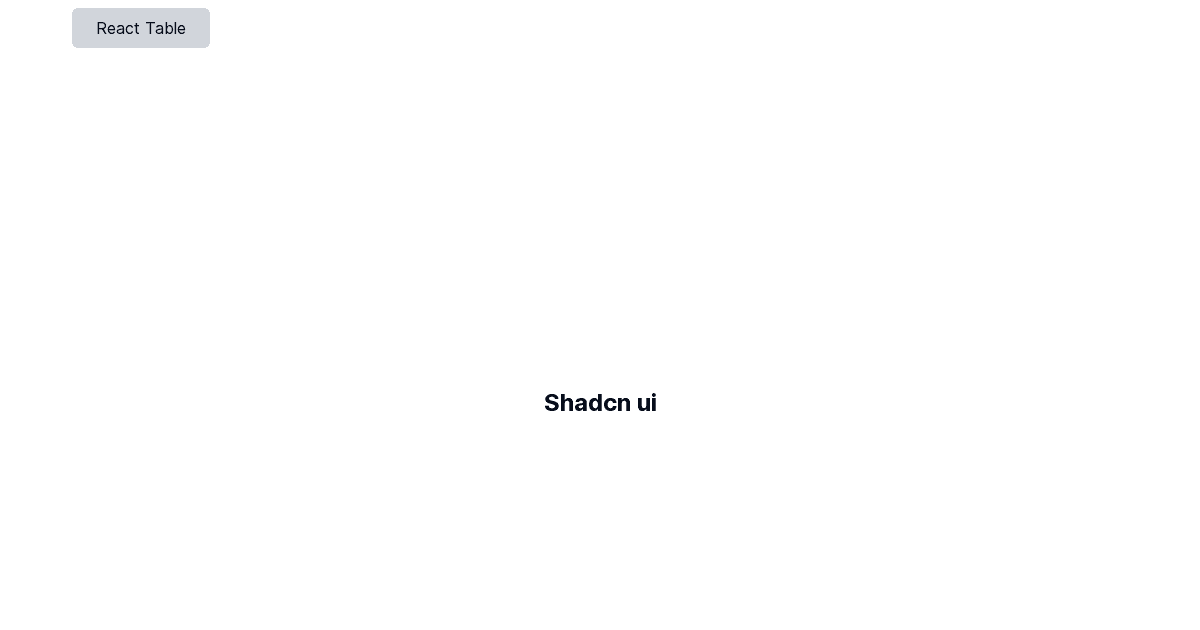 shadcn-ui - Codesandbox