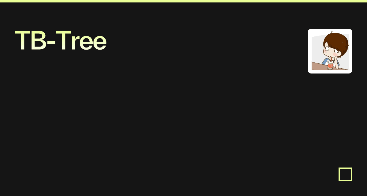TB-Tree - Codesandbox