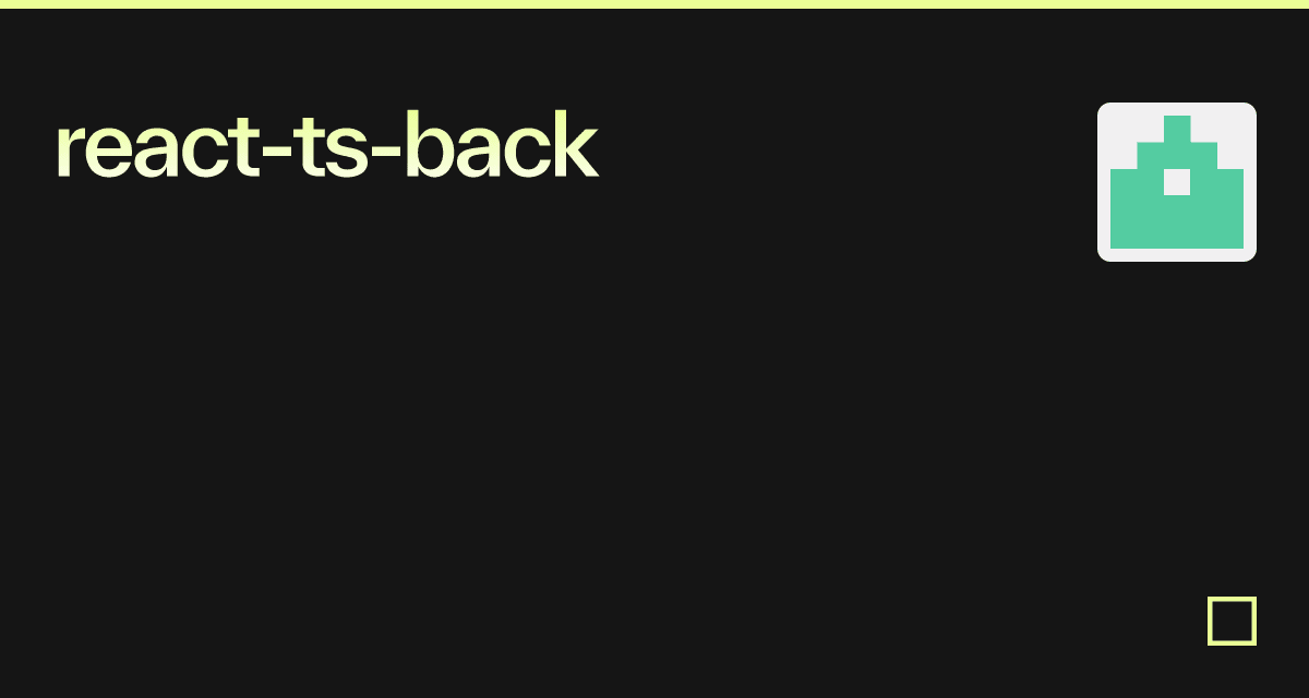 react-ts-back - Codesandbox