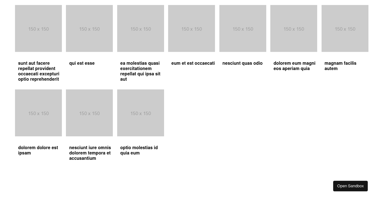 autofit-autofill-grid - Codesandbox