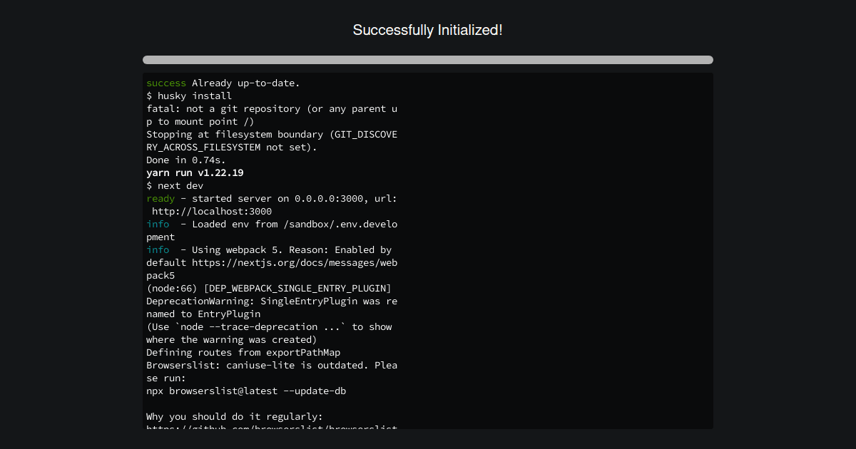 frontend - Codesandbox