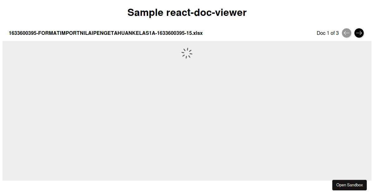 react-doc-viewer - Codesandbox