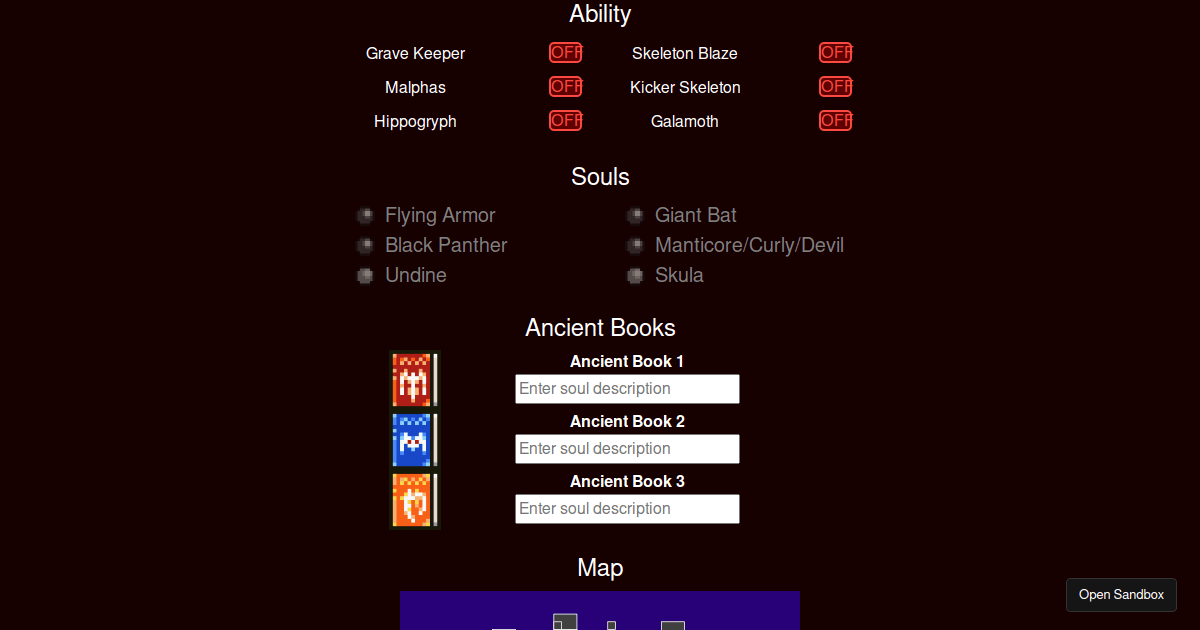 AoS Rando Tracker - Codesandbox