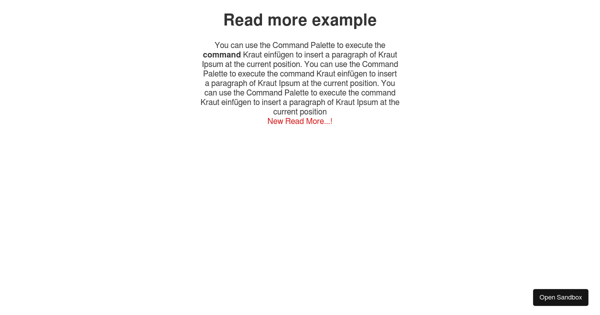 read-more-component - Codesandbox