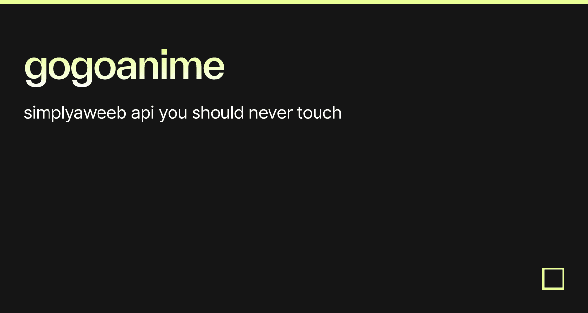 gogoanime - Codesandbox
