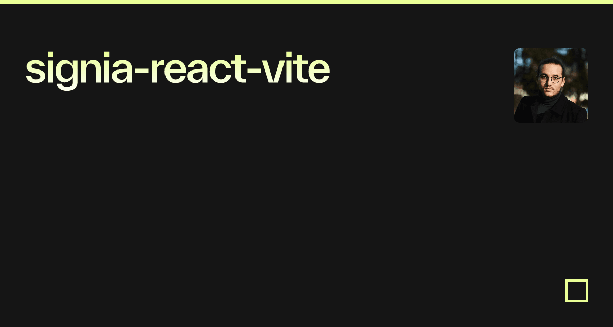 signia-react-vite - Codesandbox