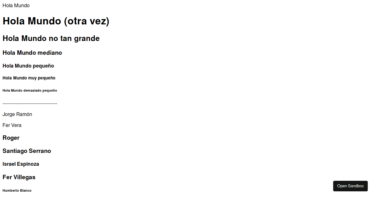 01 Introducción a HTML - Codesandbox