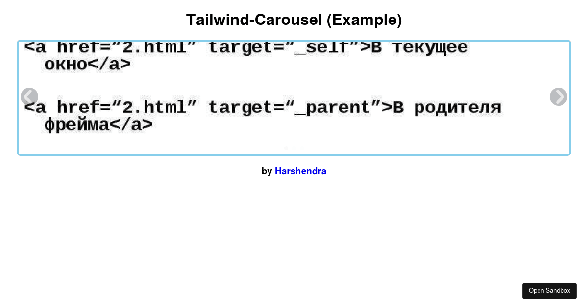 tailwind-carousel (forked) - Codesandbox