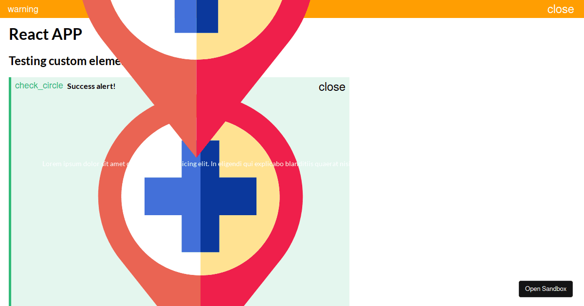 Custom component - react (forked) - Codesandbox Custom component - react (forked) - Codesandbox