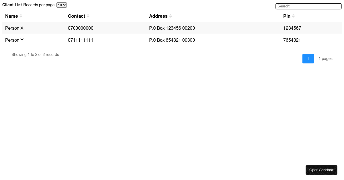 euka-datatables - Codesandbox