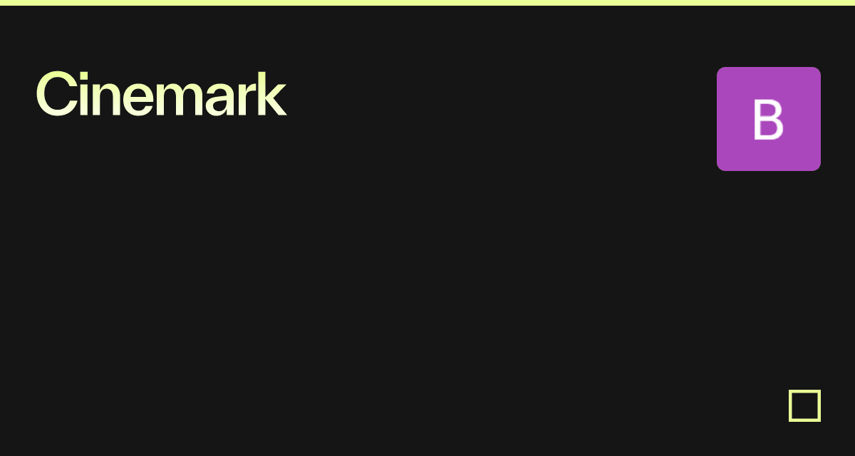 Cinemark - Codesandbox