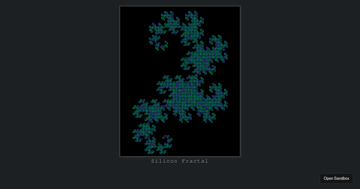 silicon-fractal - Codesandbox