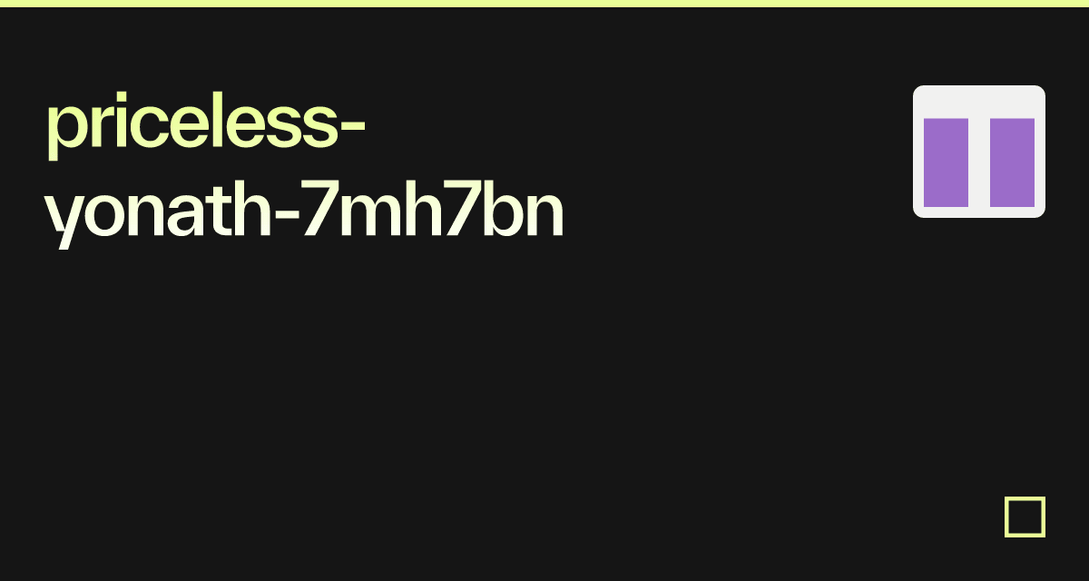 priceless-yonath-7mh7bn - Codesandbox