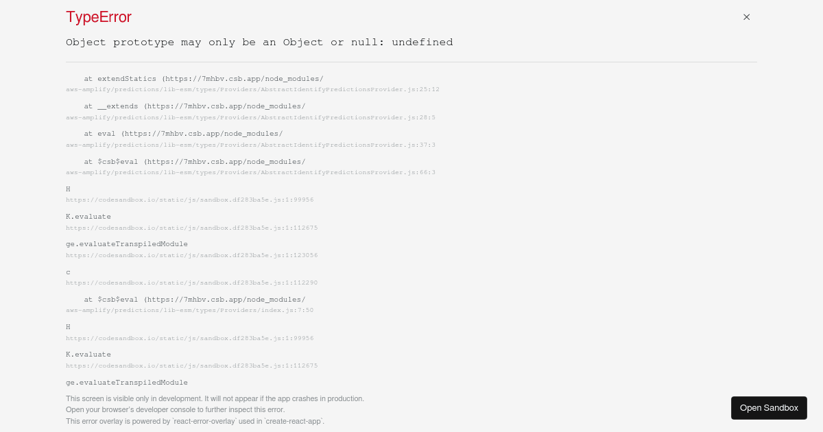 Aws Amplify React Custom Ui Example Forked Codesandbox