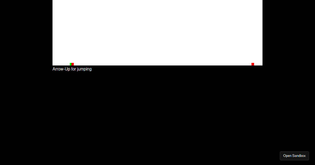 jumping game - Codesandbox