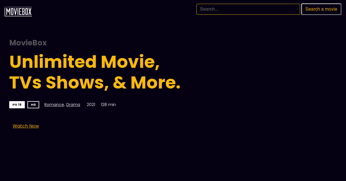 iruojefaith/MovieBox - Codesandbox