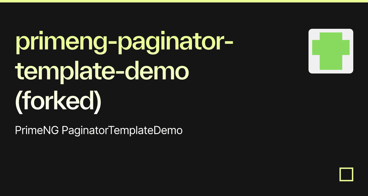 primeng-paginator-template-demo (forked) - Codesandbox primeng-paginator-template-demo (forked) - Codesandbox