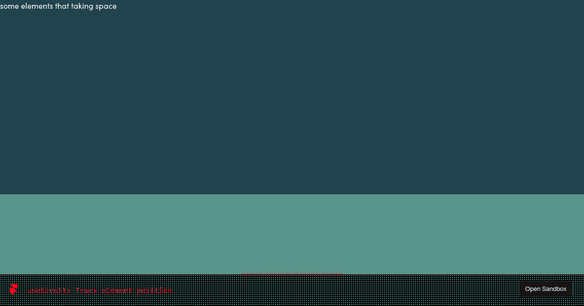 Framer Motion: Track element position (forked) - Codesandbox Framer Motion: Track element position (forked) - Codesandbox
