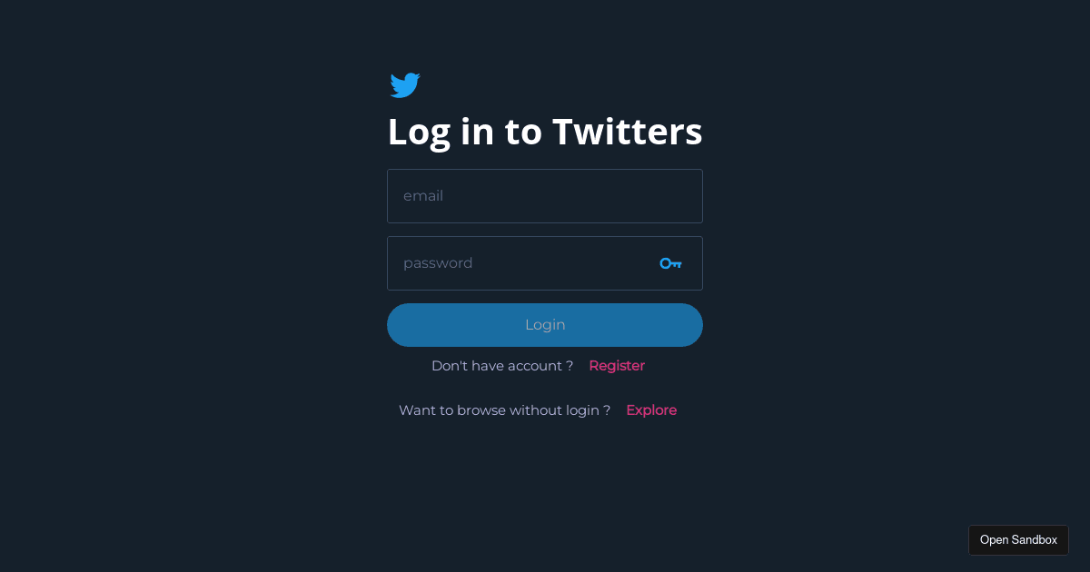 twitter-front - Codesandbox