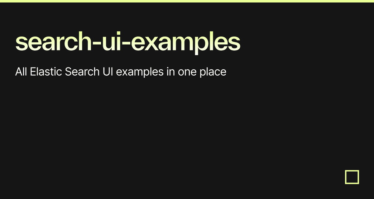 search-ui-examples - Codesandbox