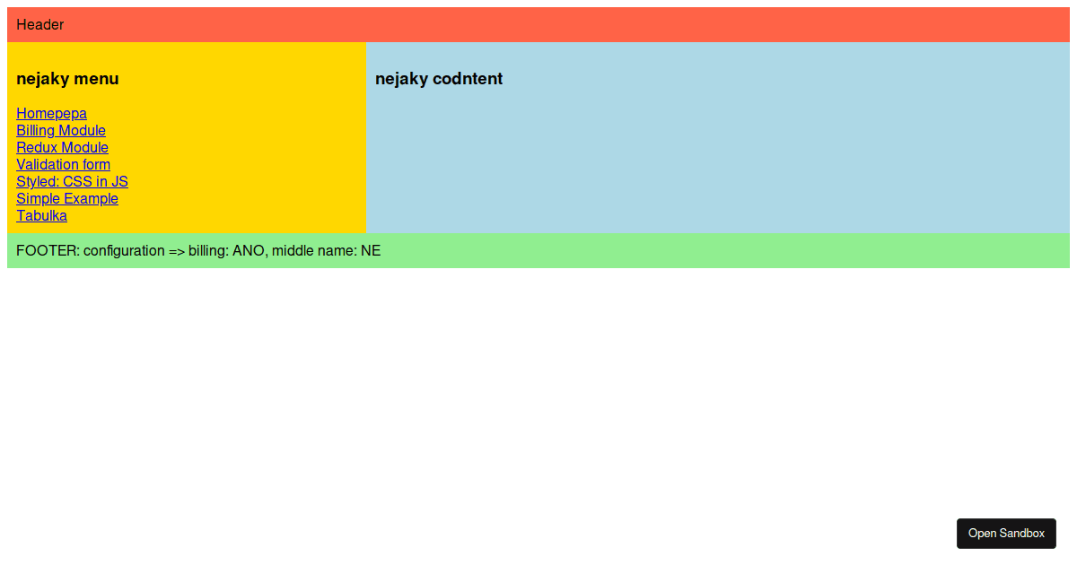 semera_cis v2 react + redux TMP - Codesandbox