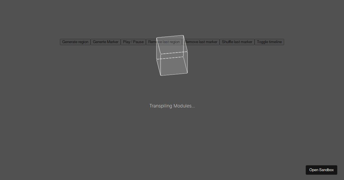 wavesurfer-react-2.0 (forked) - Codesandbox