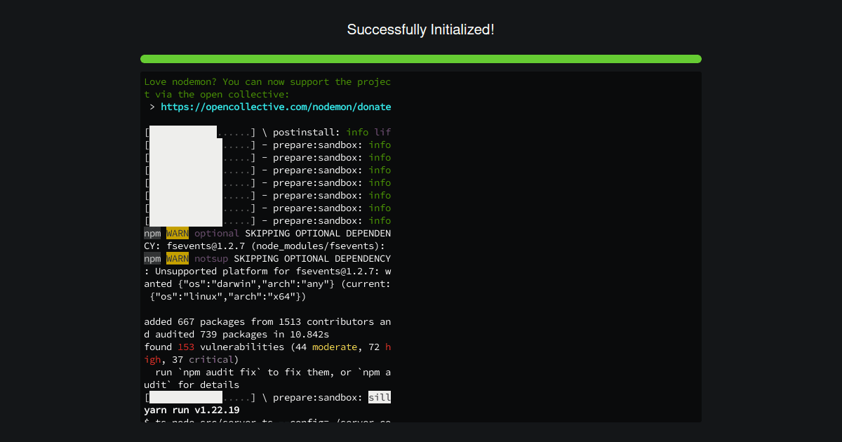 Tsed Backend Base Forked Codesandbox