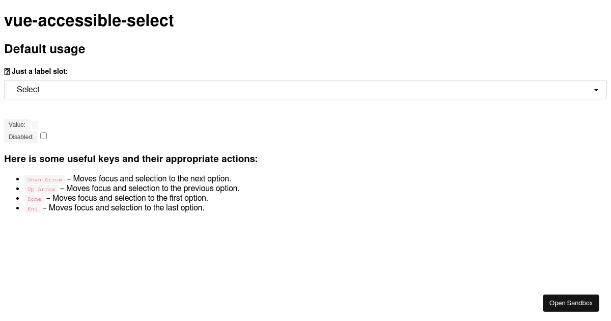 vue-accessible-select (forked) - Codesandbox vue-accessible-select (forked) - Codesandbox