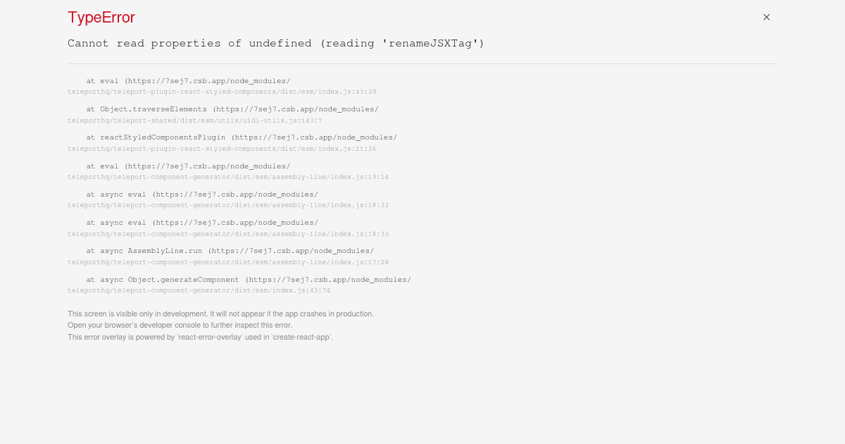 custom-component-generator - Codesandbox