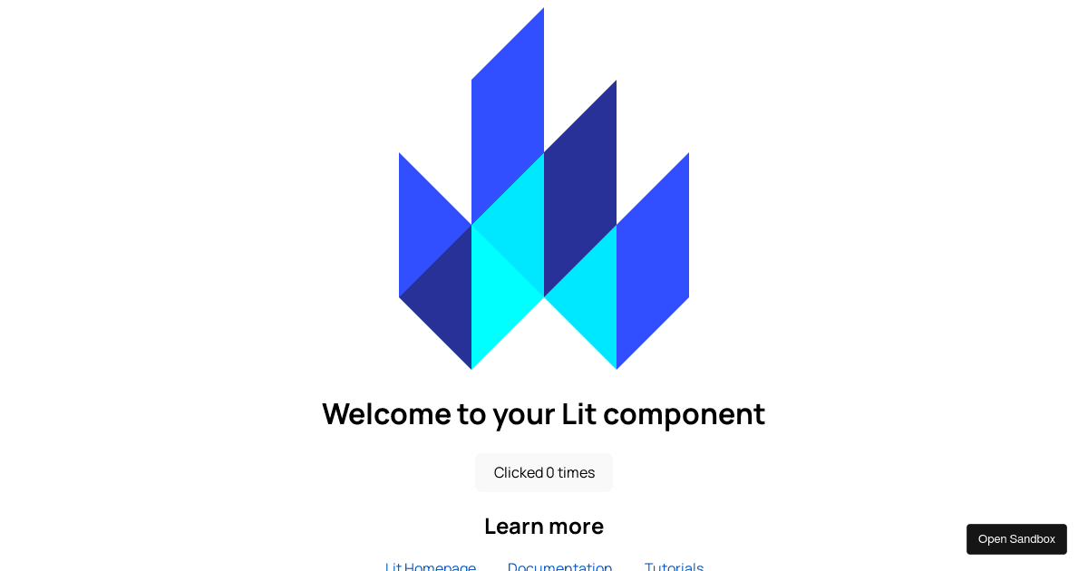 Lit TS Attempt - Codesandbox