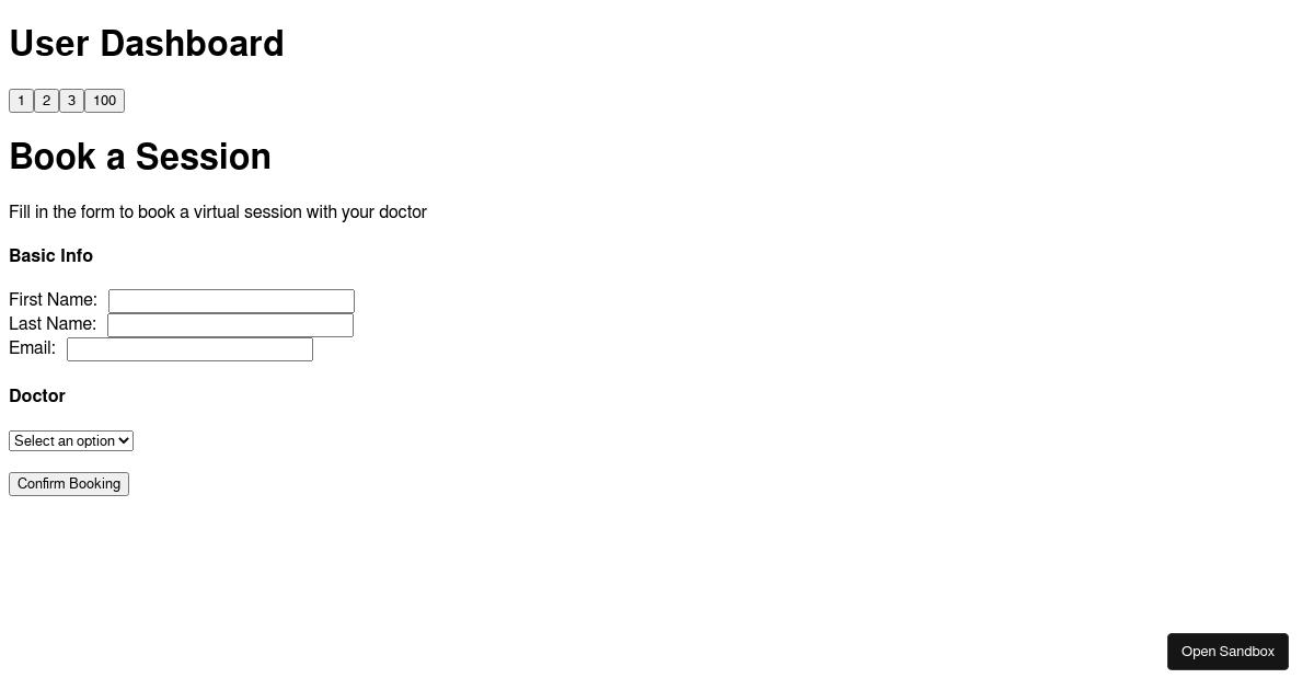 User DashBoard - Crio/take Home -1/Seesion -2 (forked) - Codesandbox