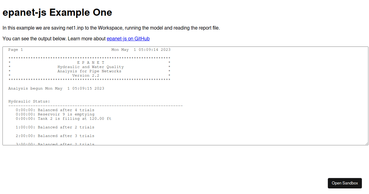 epanet-js-example-one - Codesandbox