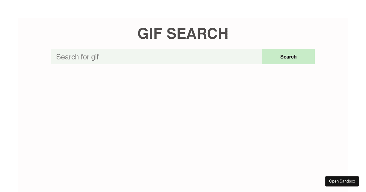 gif-search - Codesandbox
