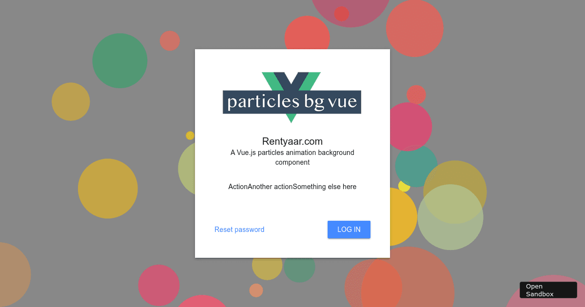 particles-bg-vue (forked) - Codesandbox
