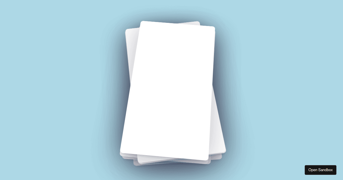 spring-cards-stack - Codesandbox