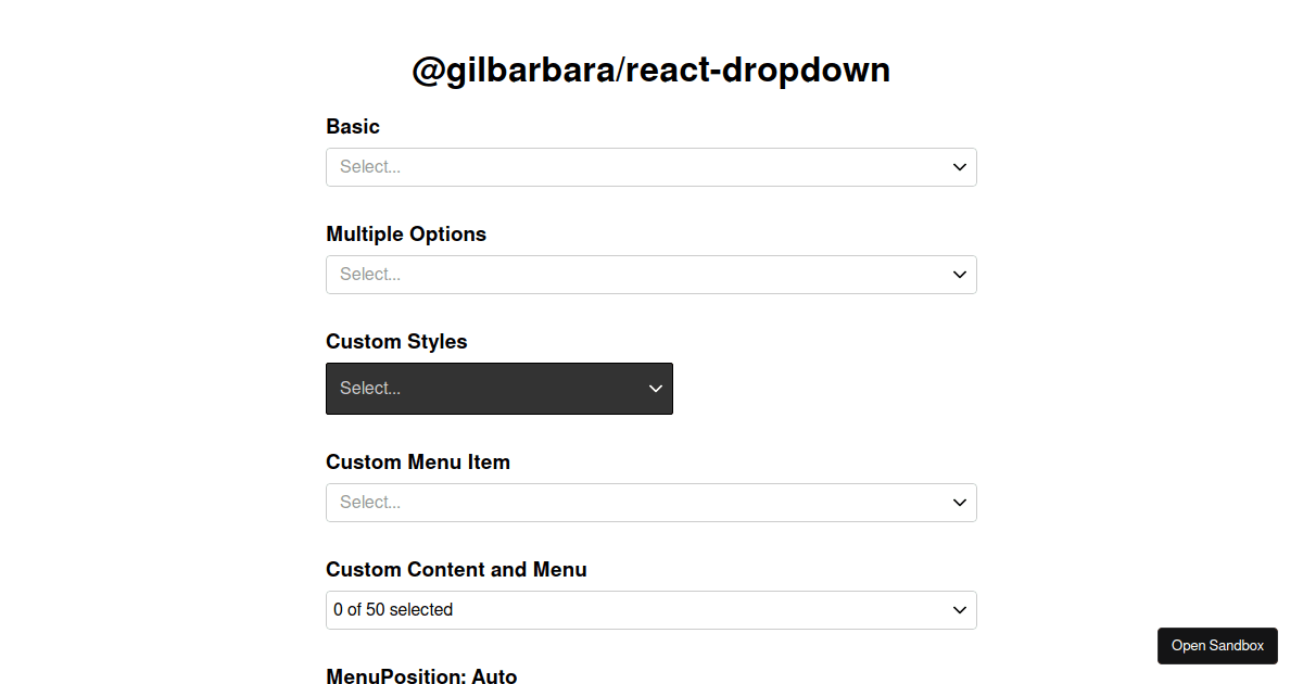 react-dropdown-demo - Codesandbox