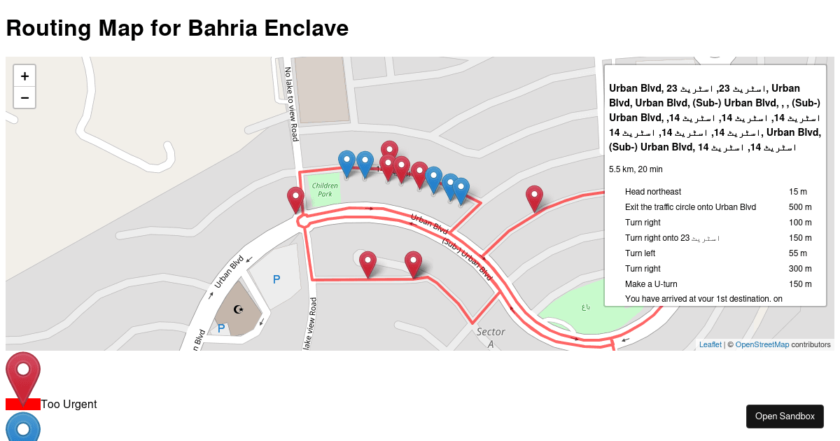 React Leaflet Routing Machine Forked Codesandbox