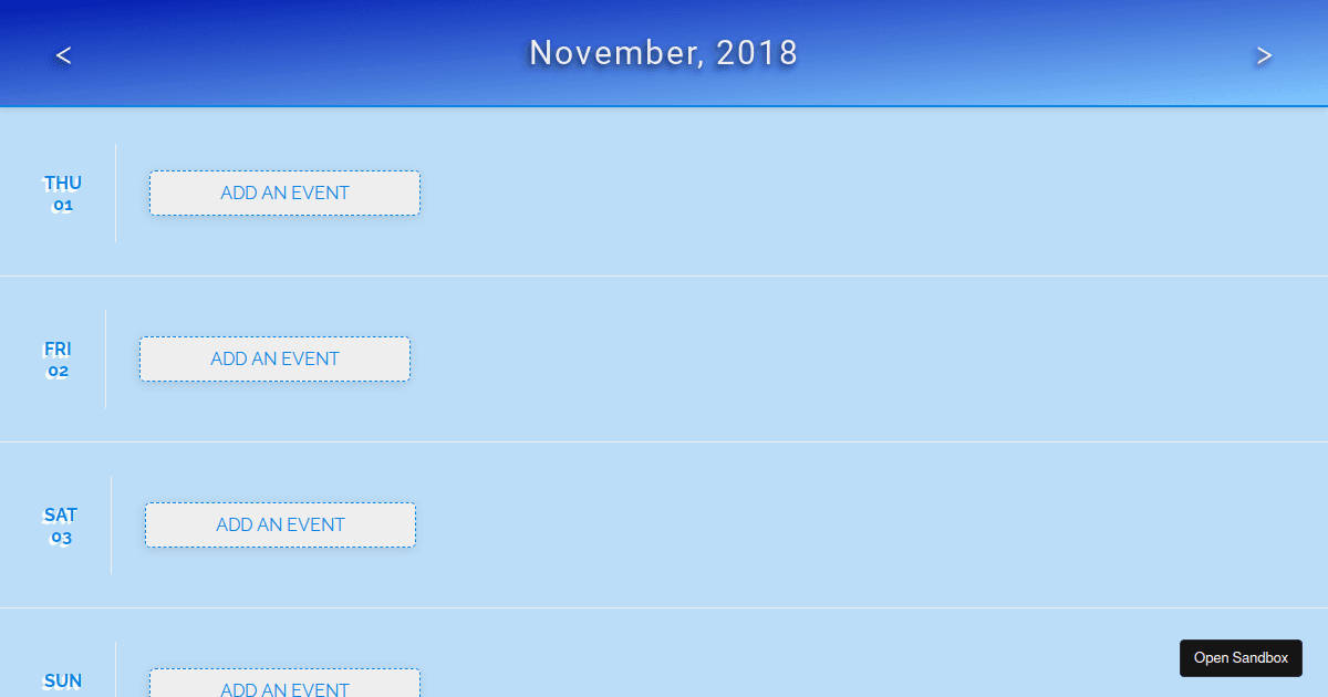 react_planner - Codesandbox