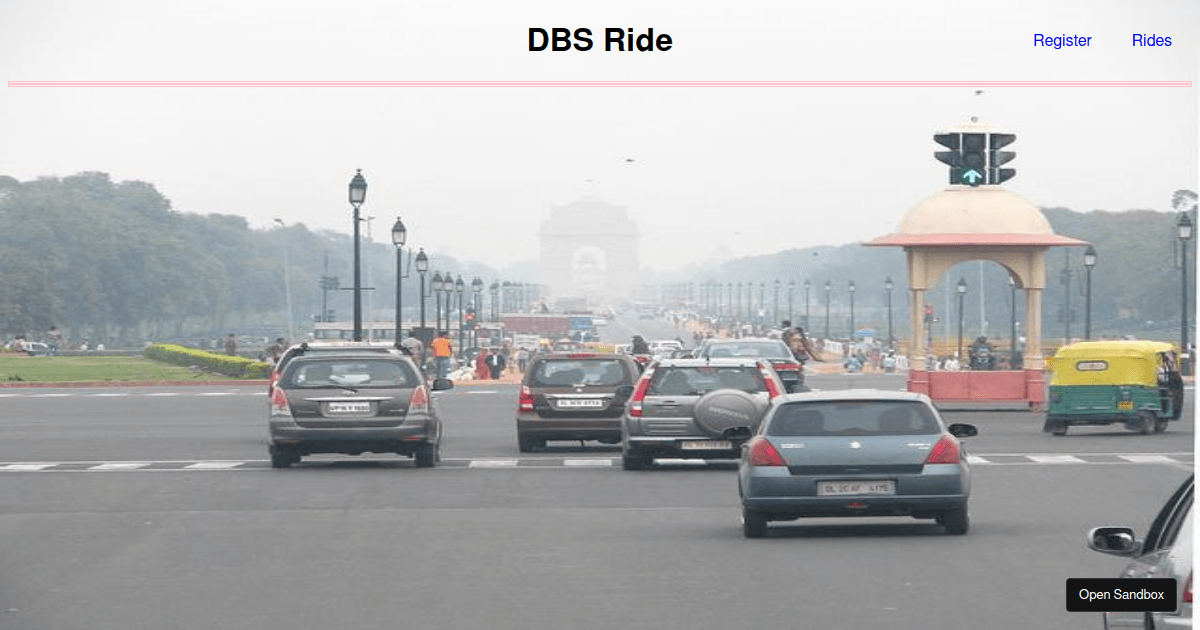 DBS_Ride - Codesandbox