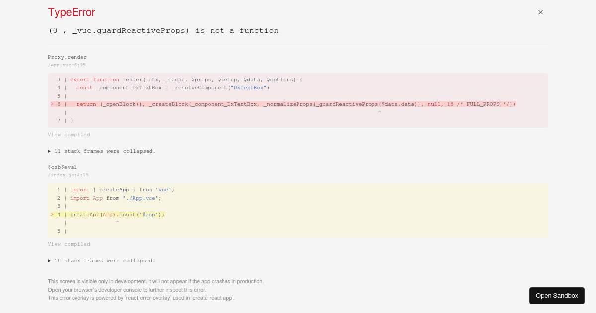 Overview Devextreme Text Box Codesandbox 